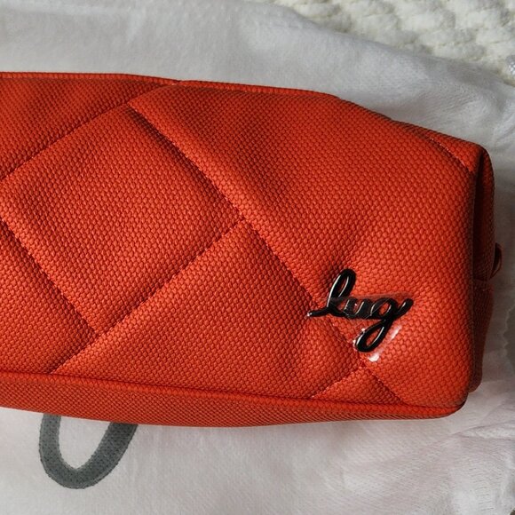 lug | Bags | Lug Jib Matte Luxe Vl Zip Pouch Papaya | Poshmark